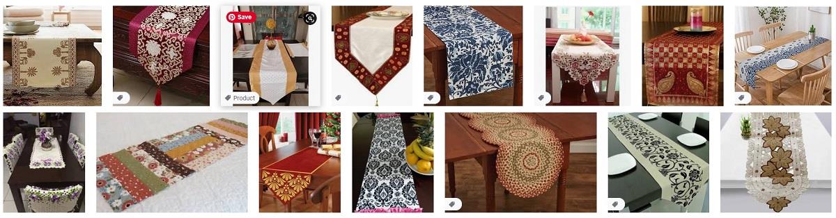Top Table Runner Designs (Ideas & Types) in Pakistan - Hutch.pk