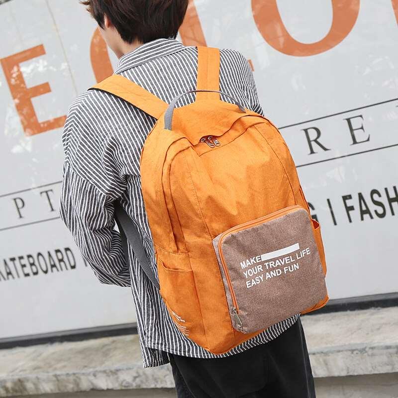 Rangoon Foldable Travel Backpack Orange – Hutch